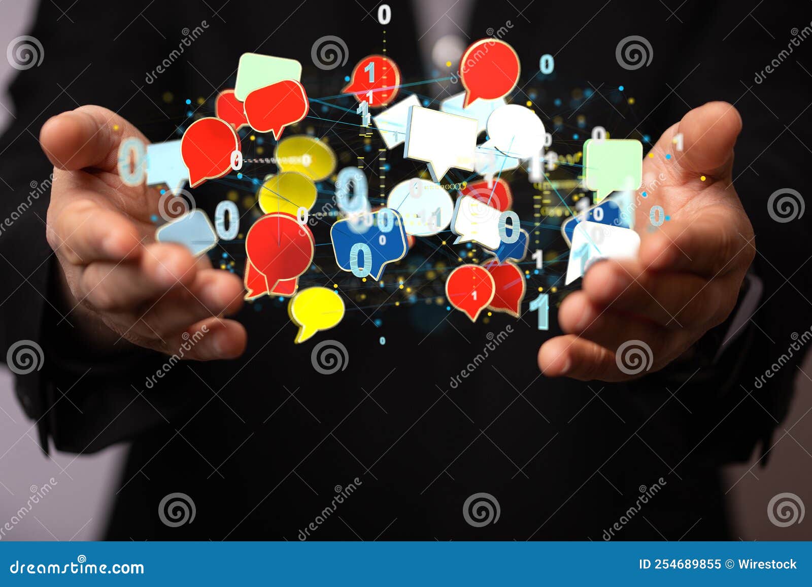 3D Rendered Paragraph Section Sign Hovering in Mans Hand Stock Image ...