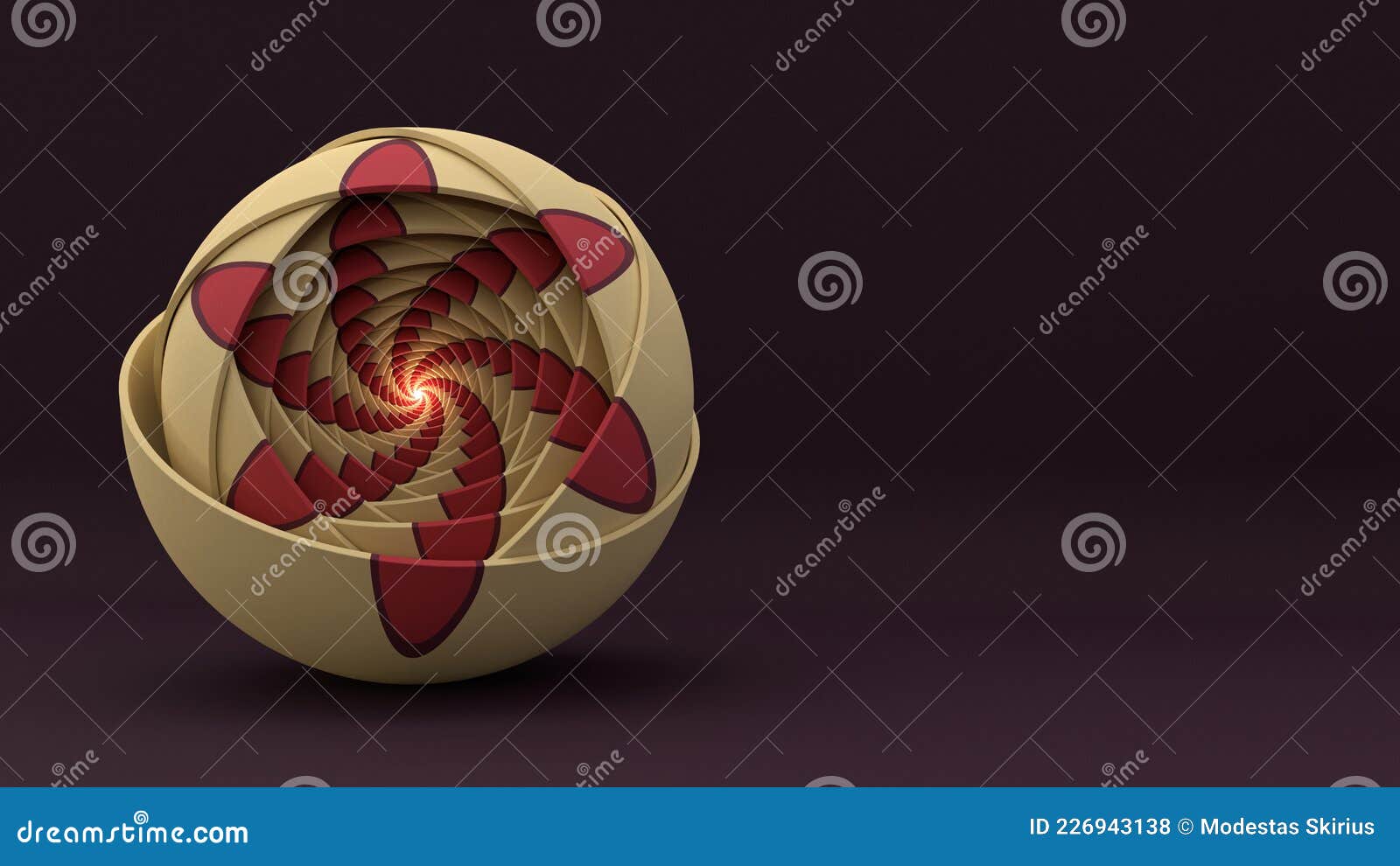 3D Rendered Sci-fi Looking Eye Stock Illustration - Illustration of ...