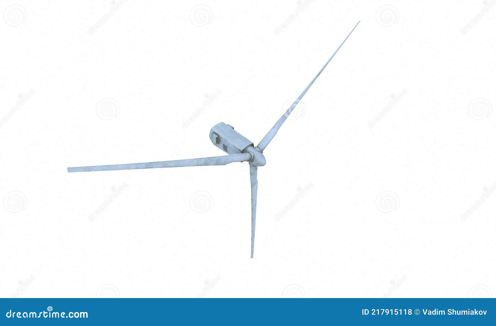 3D Rendered Windmill on a White Background Stock Photo - Image of ...