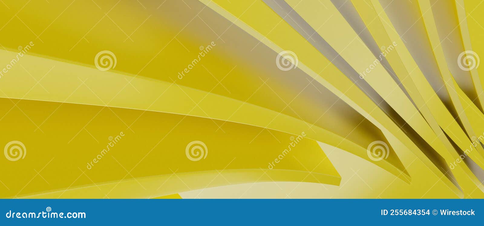 3D Rendered Yellow Lines Creating Shadows - Great Match for Backgrounds ...