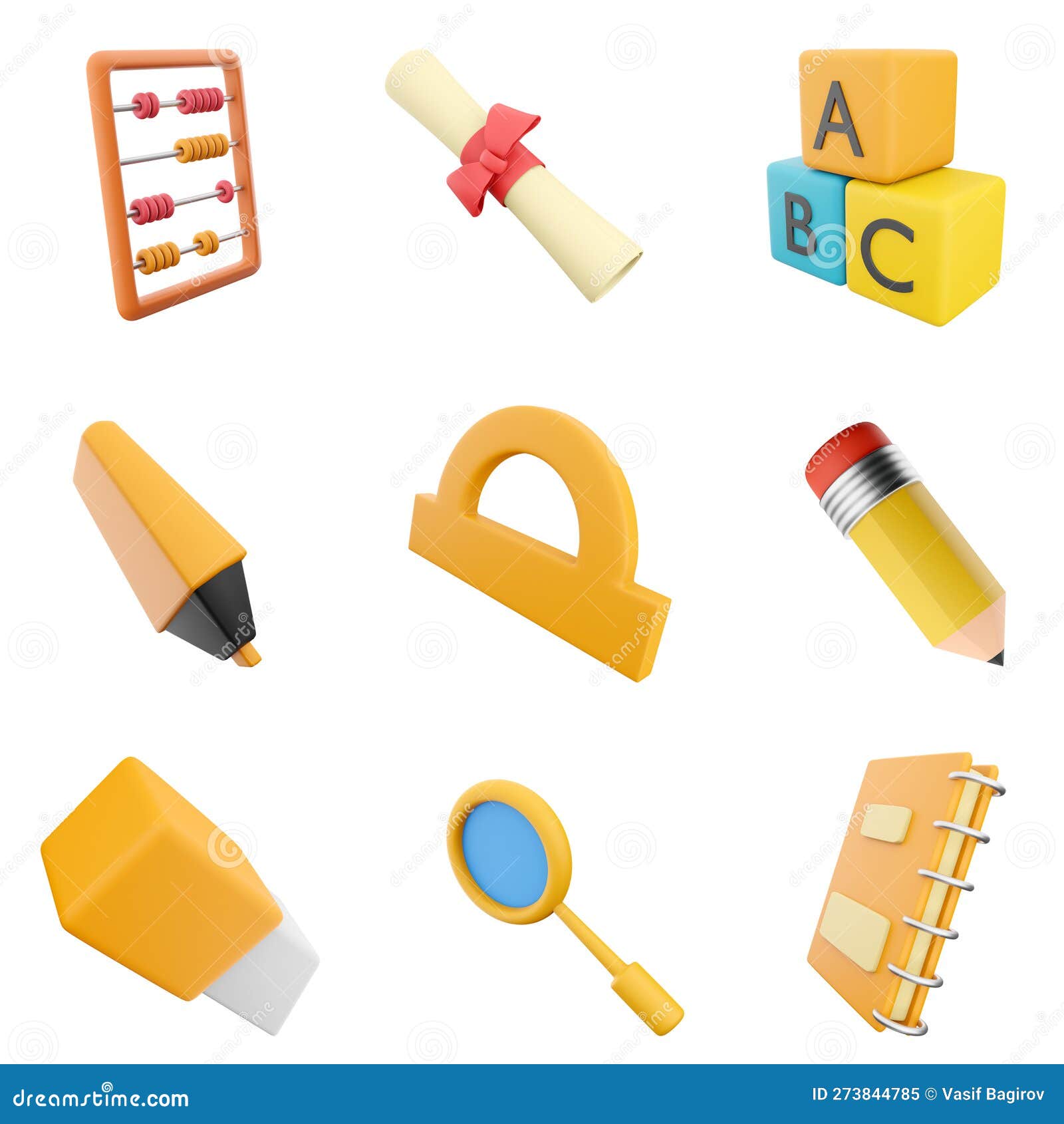 Protractor Pencil Graphic Design Tools Vector Illustration ...