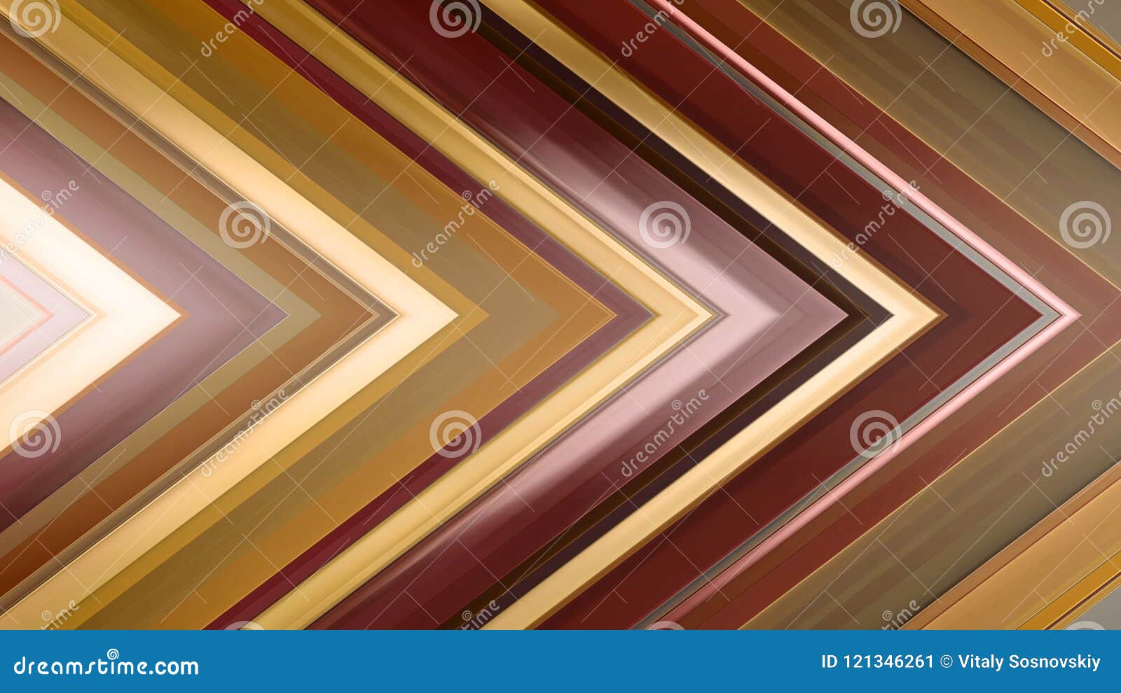 3d Rendering Of An Abstract Angular Composition Consisting Of Panels