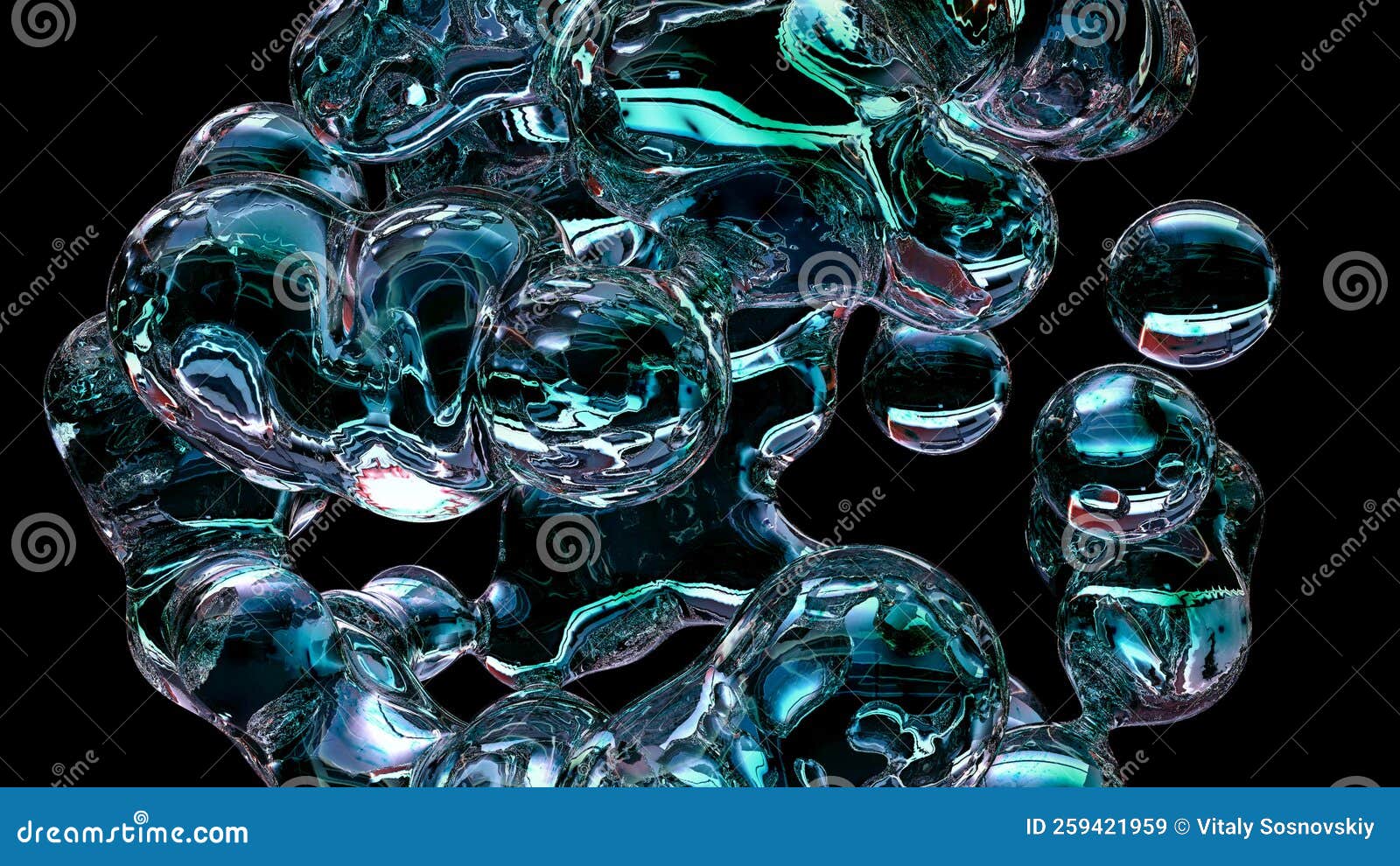 3D Rendering Abstract Artistic Surreal Object Based on Metabolic ...