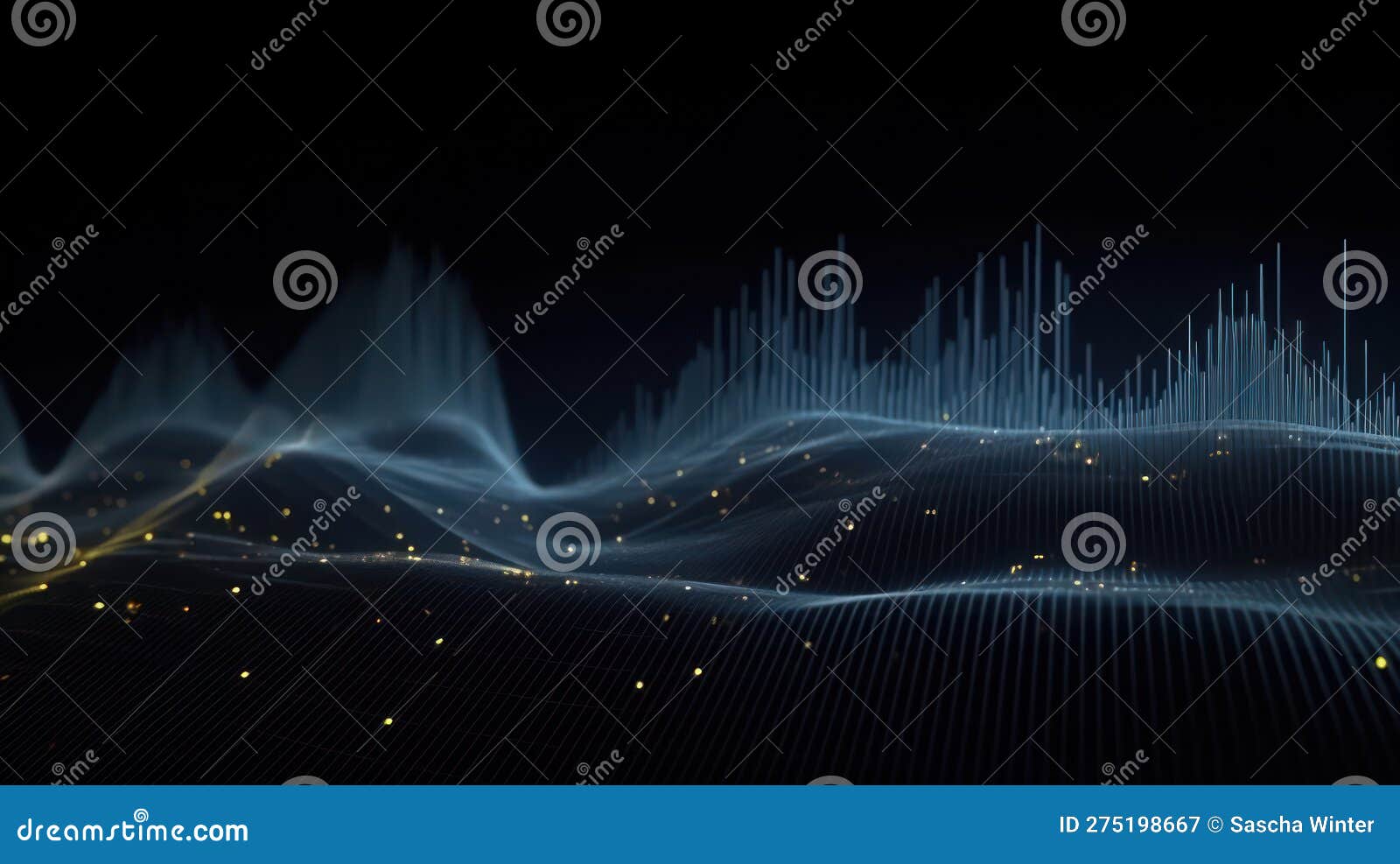 Interwoven Soundscape stock illustration. Illustration of concept ...