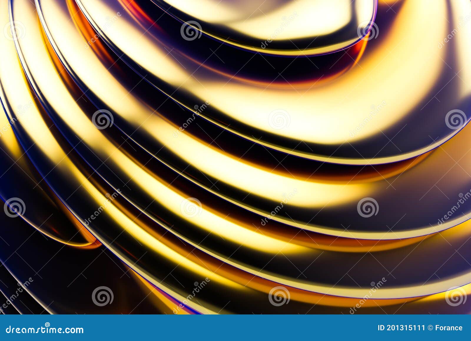 3D Rendering of Abstract Background, Fluidic Design Stock Illustration ...