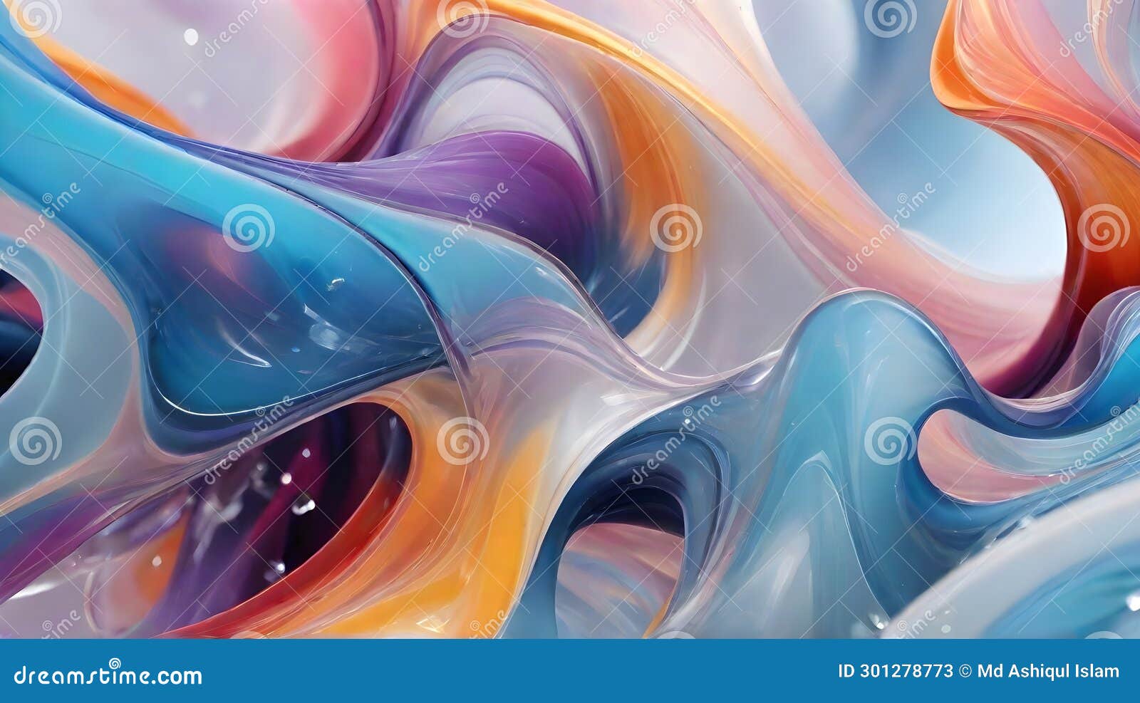 Waves Of Computer Code Binary Code Big Data Information Field Binary