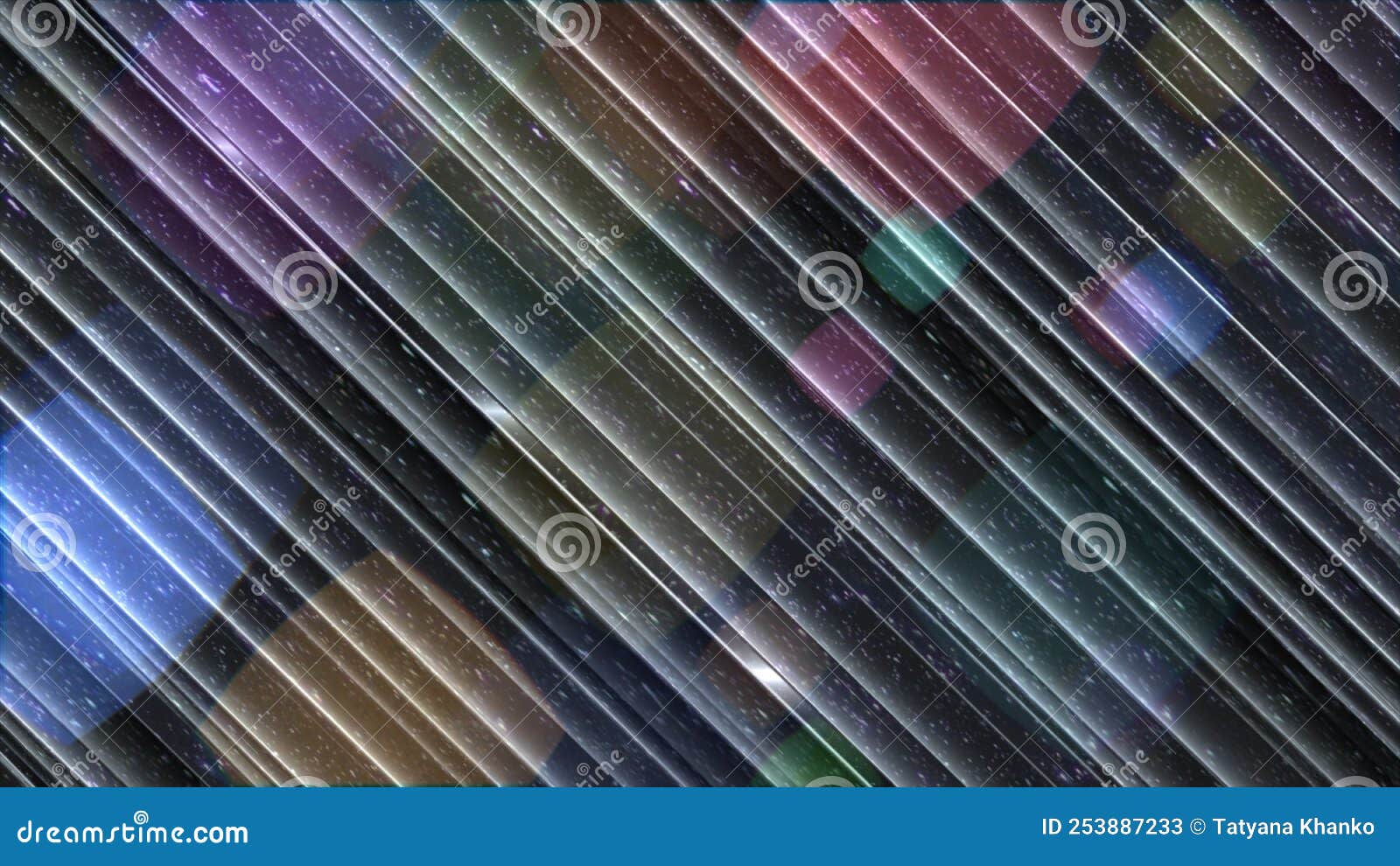 3d Rendering. Abstract Colorful Light Pattern with the Gradient ...