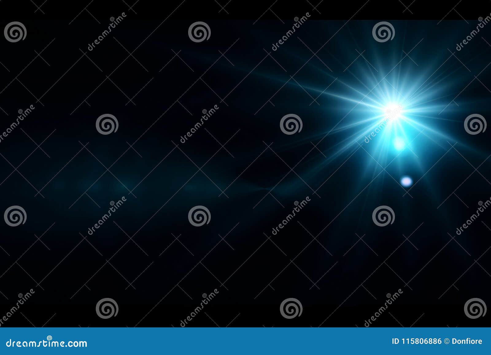 3D Rendering, Abstract Cosmic Explosion Shockwave Blue Energy on Stock ...