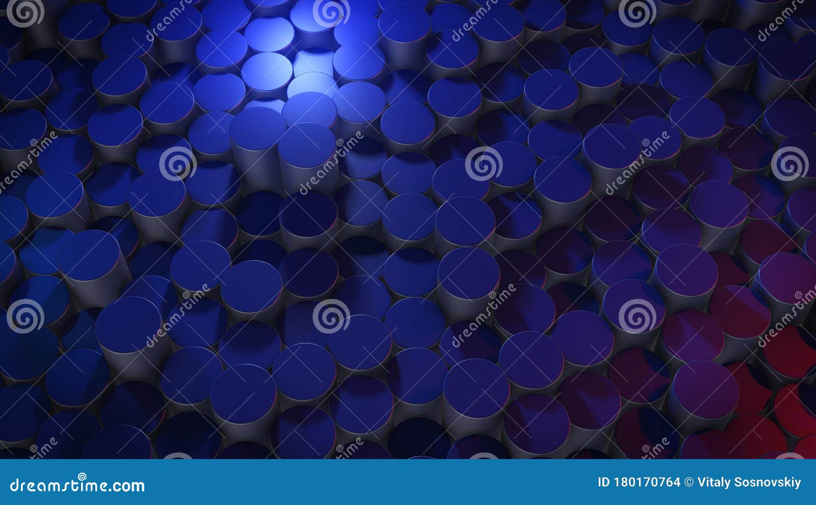 3D Rendering of Abstract Cylindrical Geometric Surfaces in Virtual ...