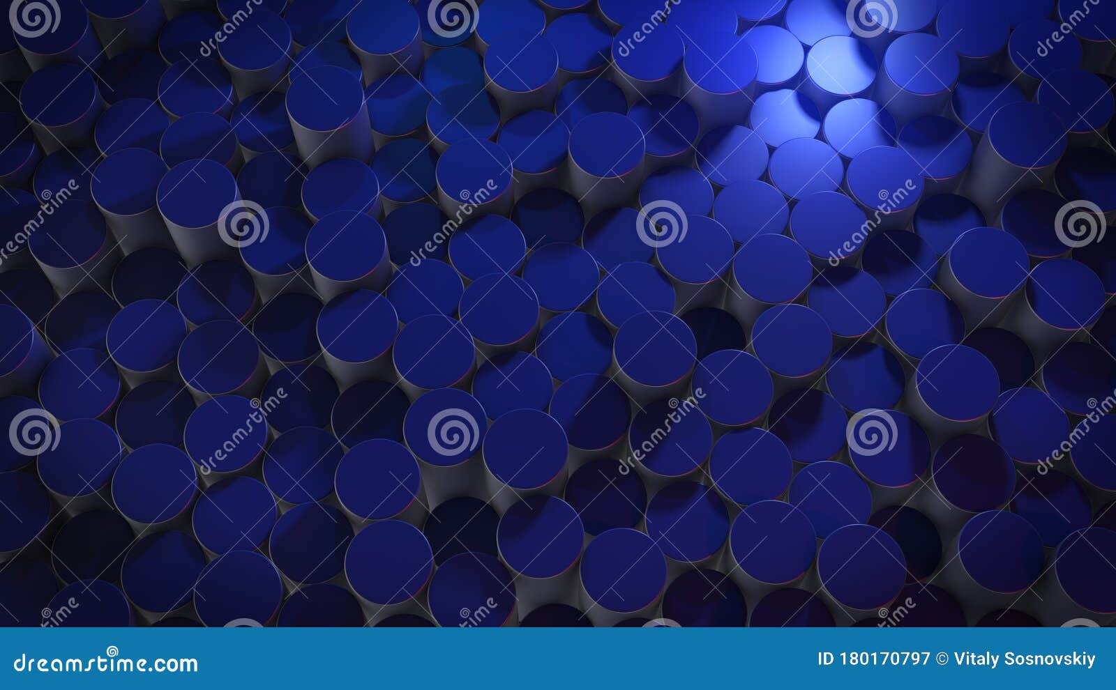 3D Rendering of Abstract Cylindrical Geometric Surfaces in Virtual ...