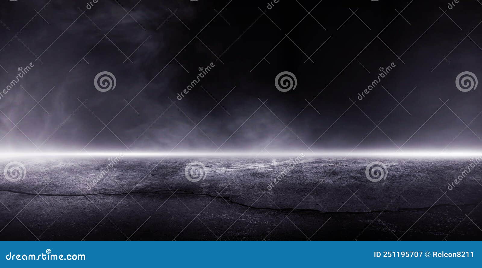 3D Rendering Abstract Dark Night Creative Blurry Outdoor Crack Broken ...