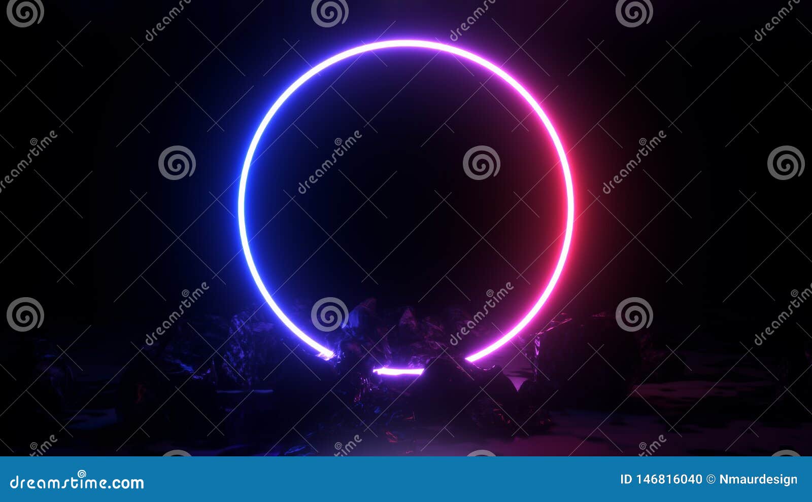 Abstract glowing objects stock photo. Image of glowing - 146816040