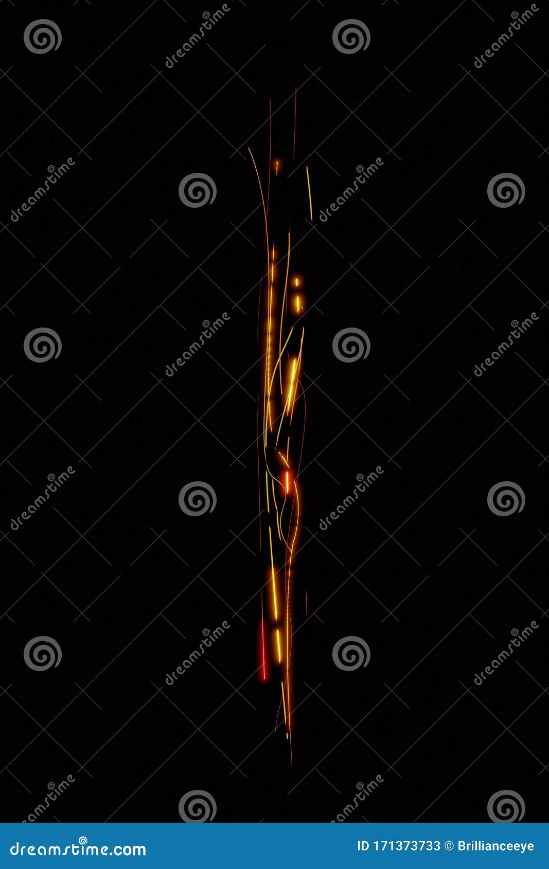 3d Rendering of Abstract Glowing Traffic Light from Top View Stock ...