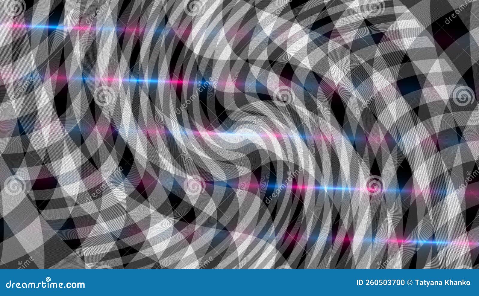 3d Rendering. Abstract Grey and Black Light Pattern with the Gradient ...
