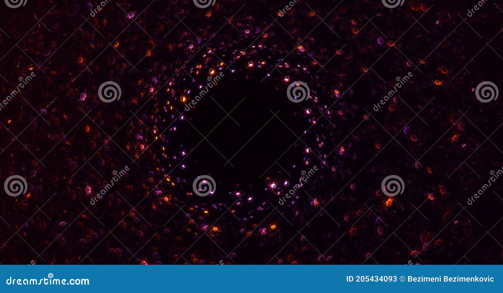 3D Rendering Abstract Multicolor Fractal Light Background Stock ...