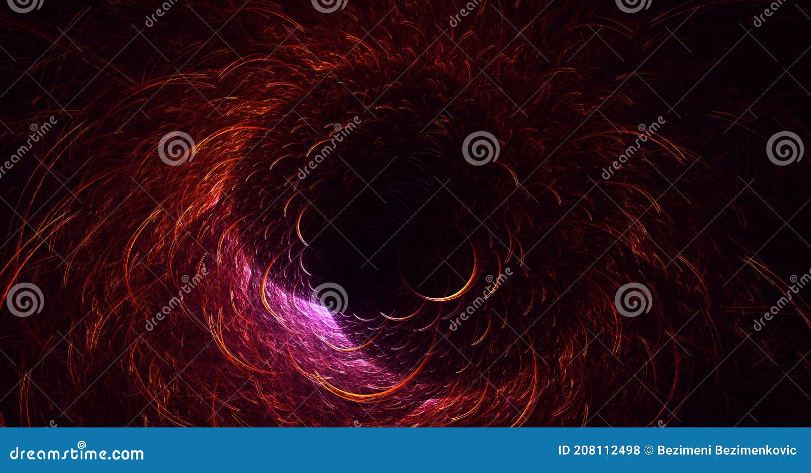 3D Rendering Abstract Multicolor Fractal Light Background Stock ...