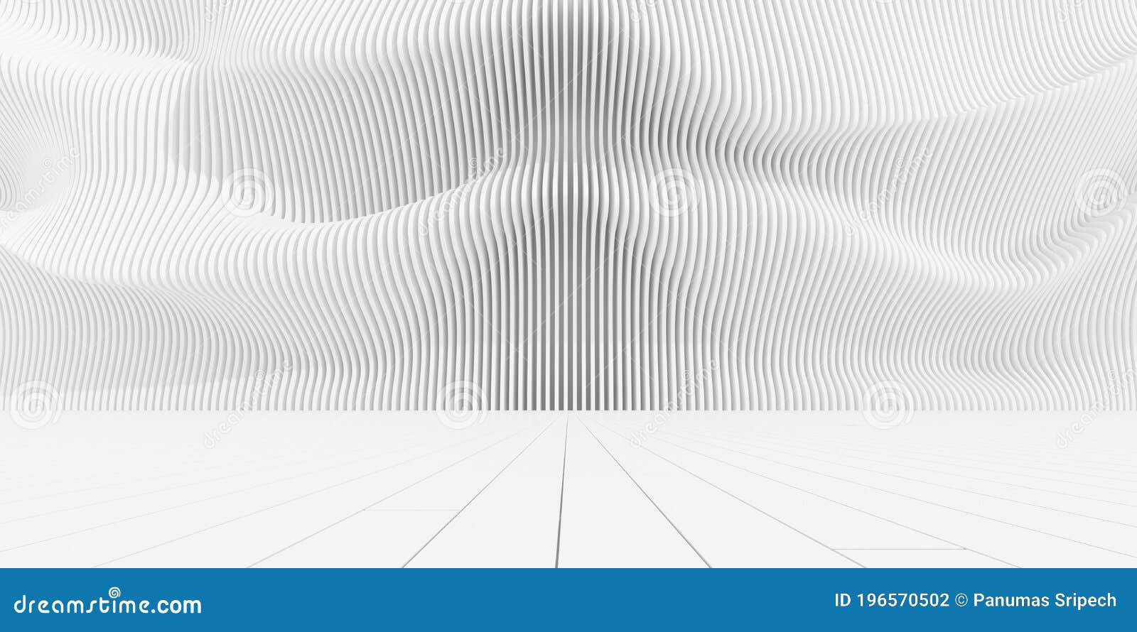 3D Rendering of Abstract Parametric Pattern Stock Illustration ...