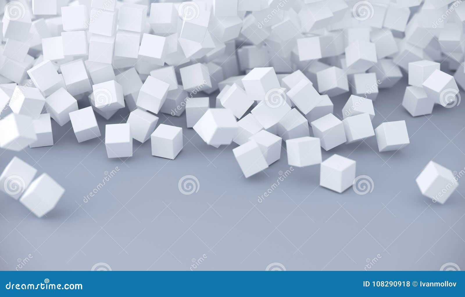 Abstract Pile of Cubes stock illustration. Illustration of cube - 108290918