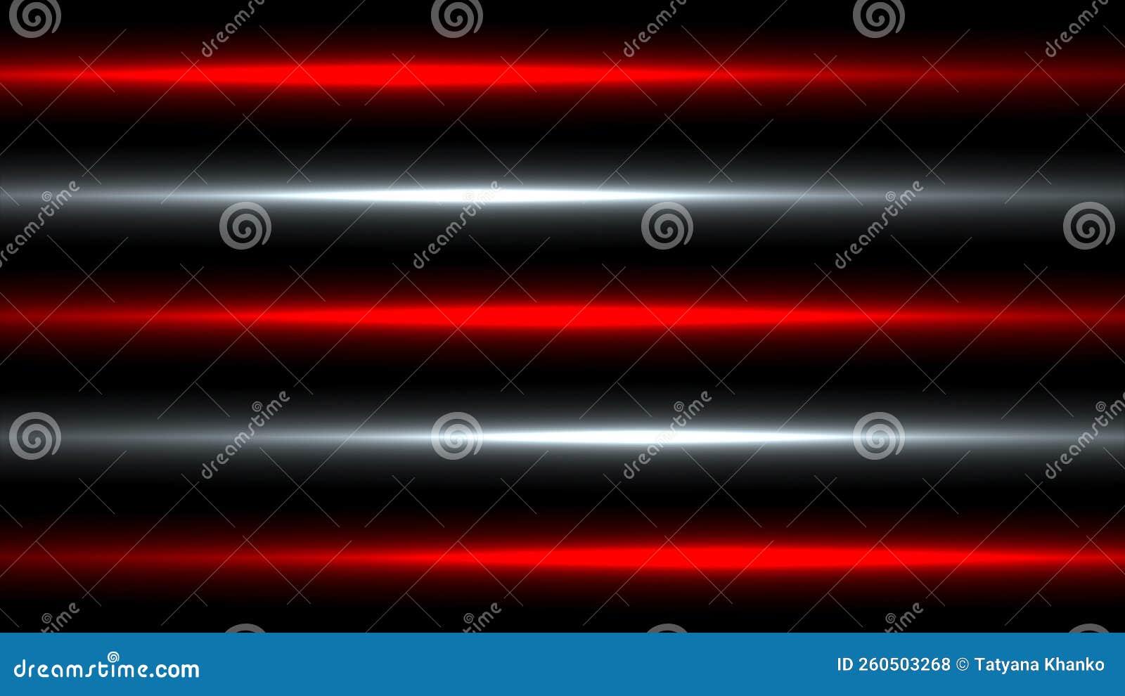 3d Rendering. Abstract Red and Black Light Pattern with the Gradient ...