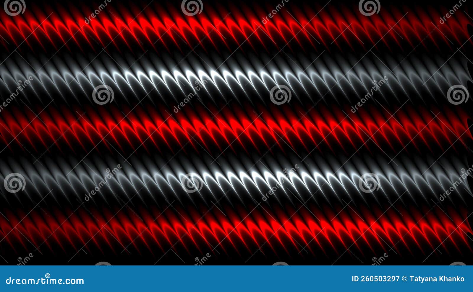 3d Rendering. Abstract Red and Black Light Pattern with the Gradient ...