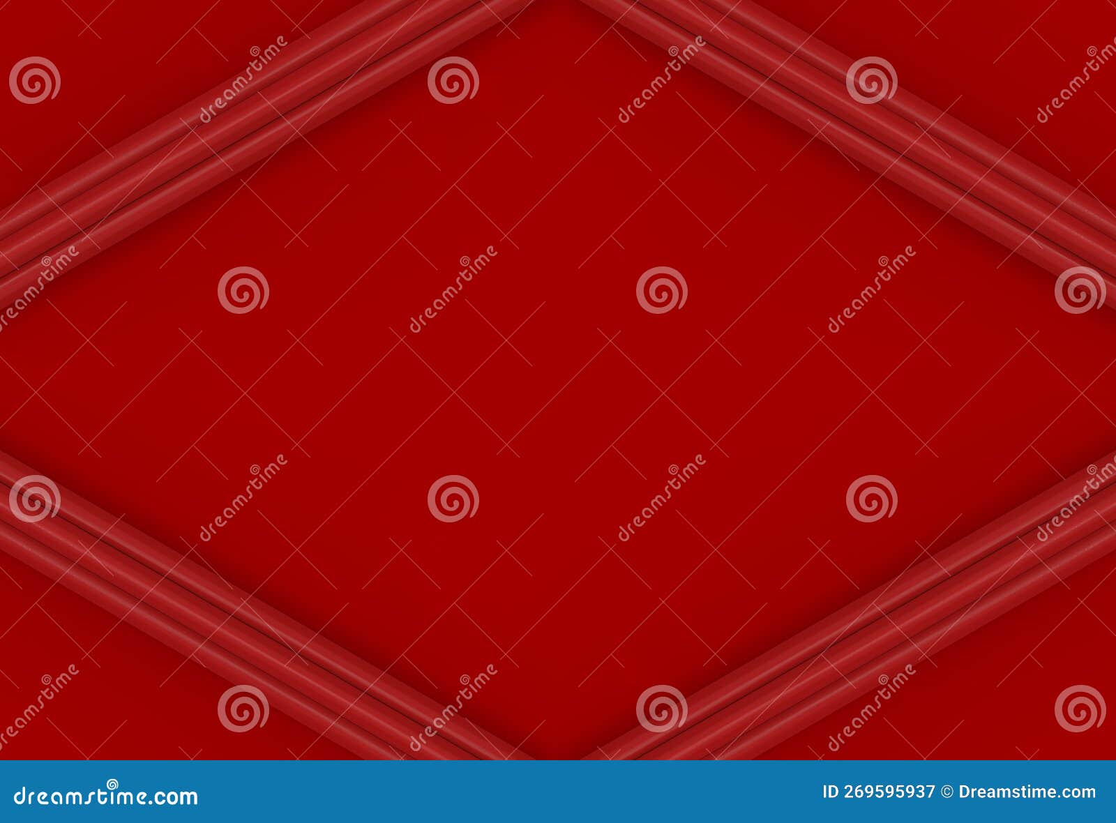 3D Rendering. Abstract Red Square Grid Wall Background. Stock ...