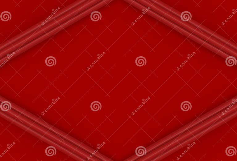 3D Rendering. Abstract Red Square Grid Wall Background. Stock ...