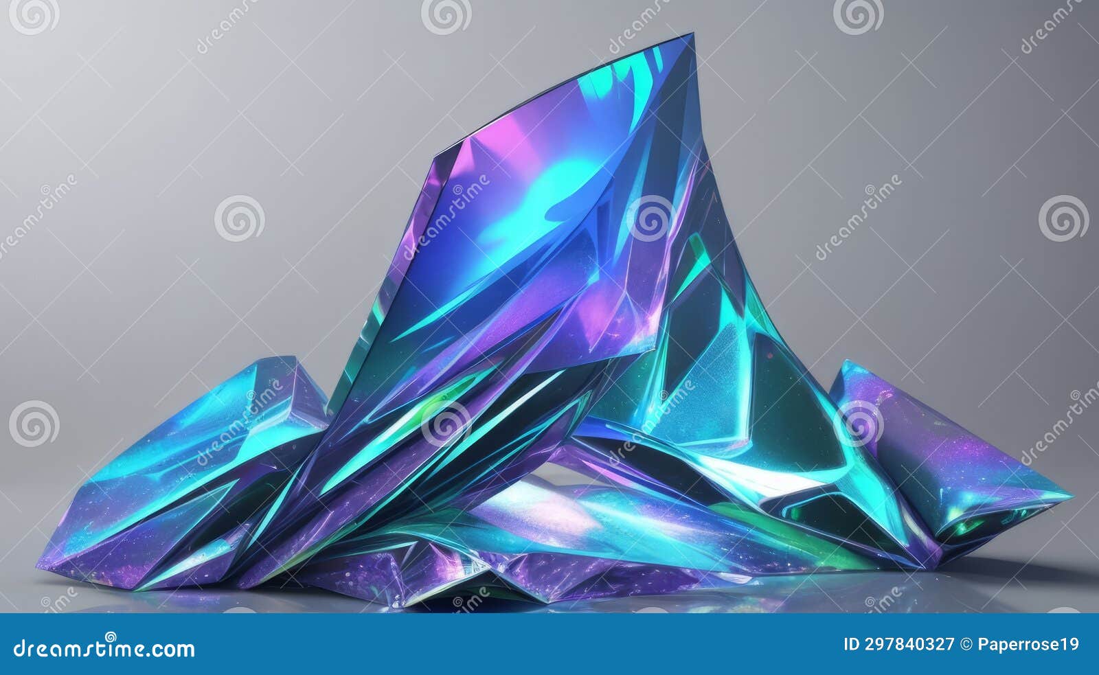 Abstract Slik Holographic Iridescent Wallpaper Background Stock ...