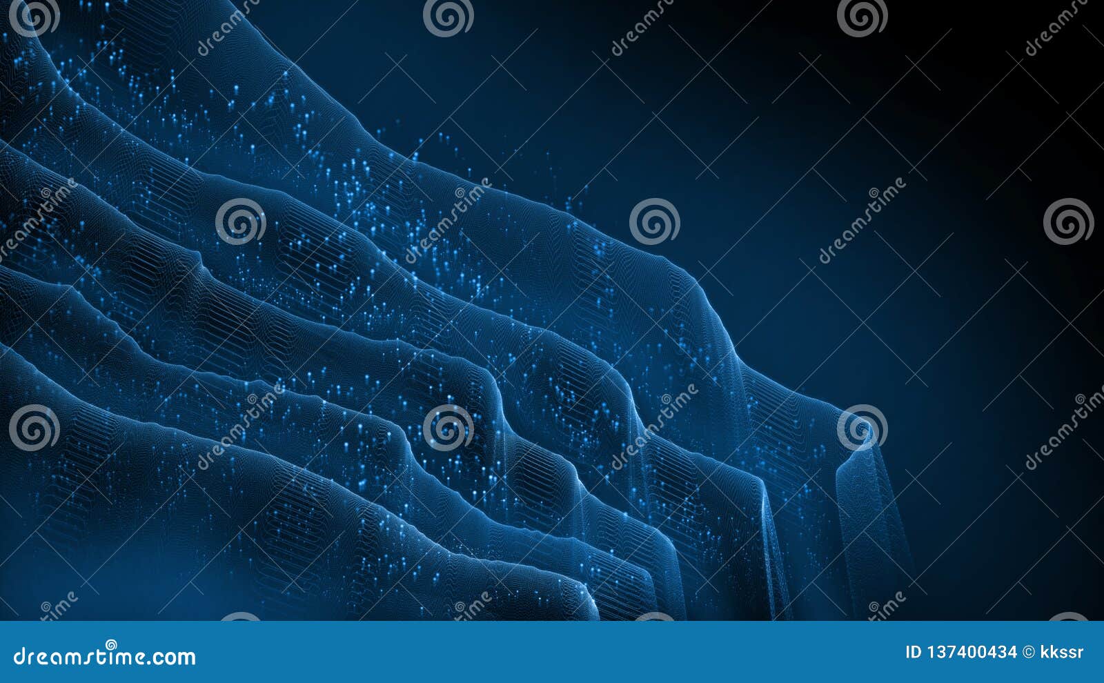 3D Rendering of Abstract Terrain Data Concept. for Corporate Big Data ...