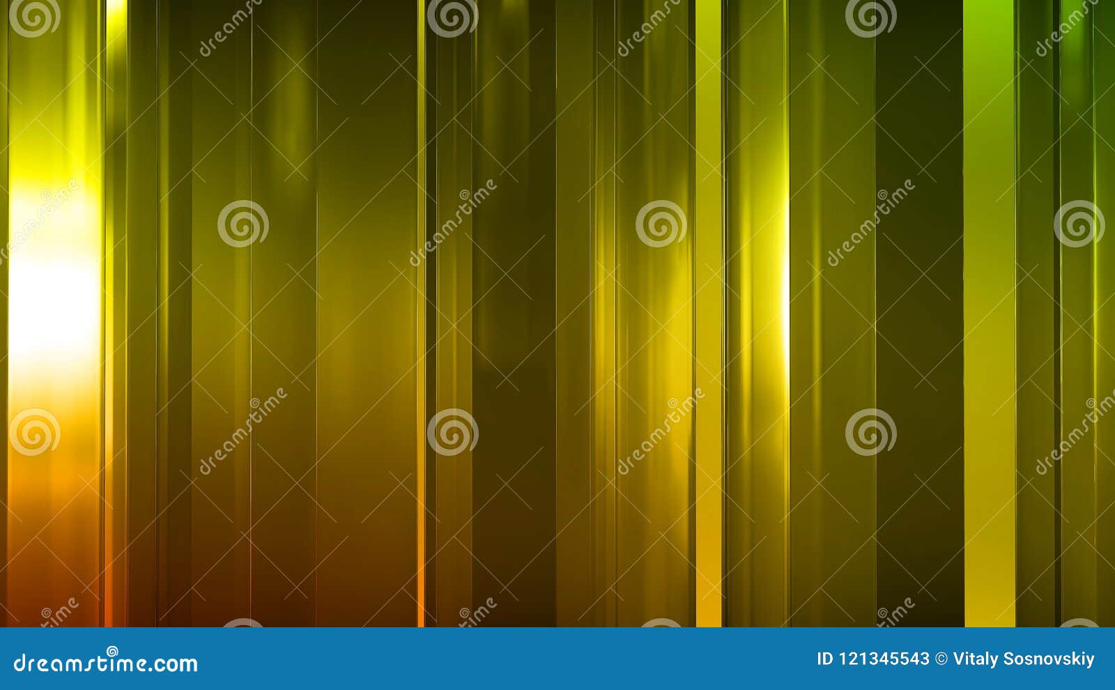 3D Rendering of Abstract Thin Glass Panels in Space. Panels Shine and ...