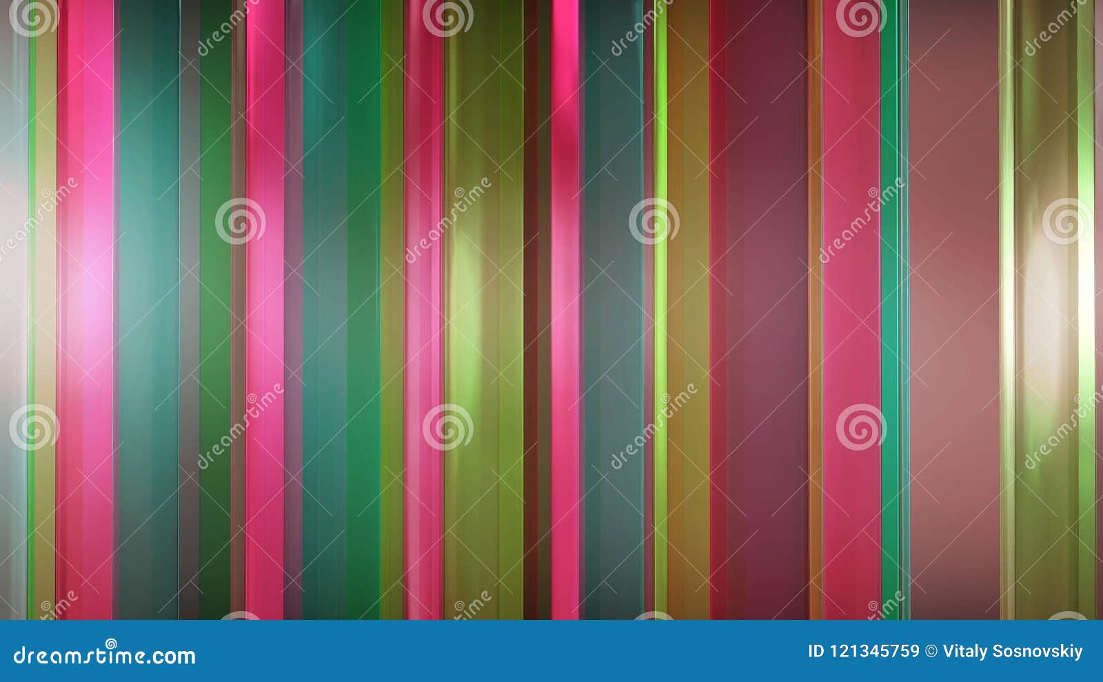 3D Rendering of Abstract Thin Glass Panels in Space. Panels Shine and ...