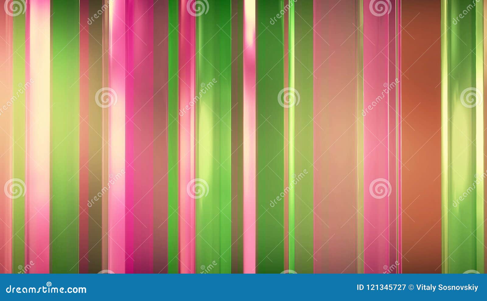 3D Rendering of Abstract Thin Glass Panels in Space. Panels Shine and ...