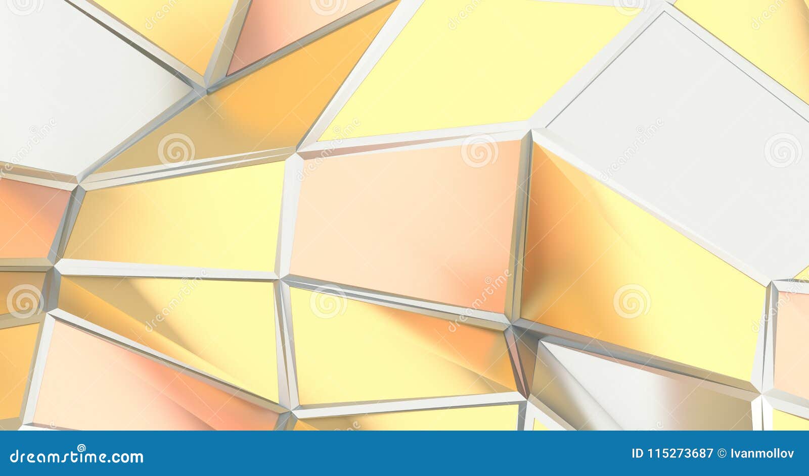 Abstract Triangulated Low Poly Surface Stock Illustration ...