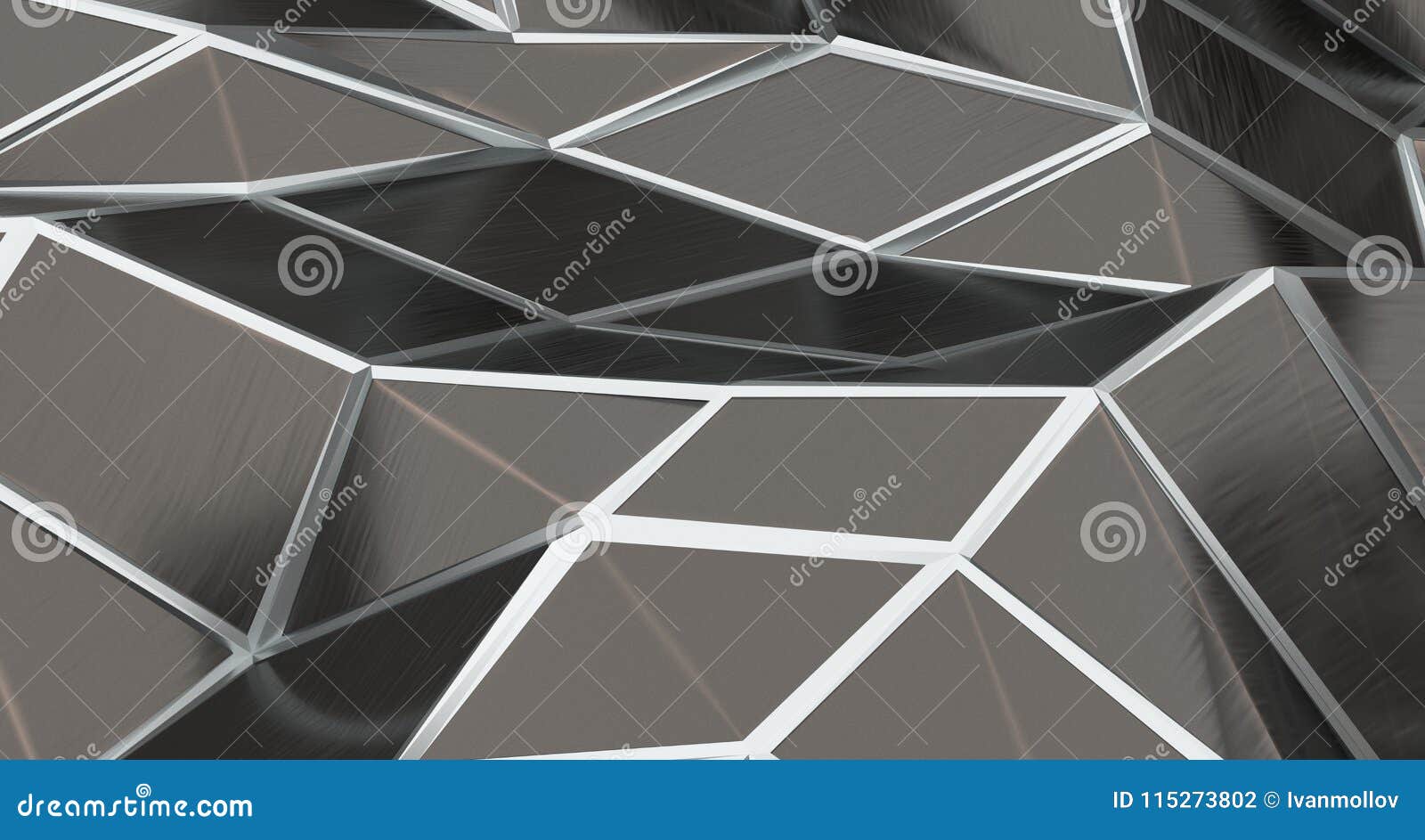 Abstract Triangulated Low Poly Surface Stock Illustration ...