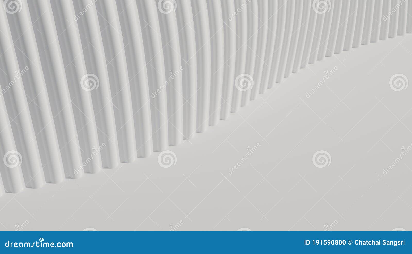 3d Rendering Abstract White Clear Background Stock Illustration ...