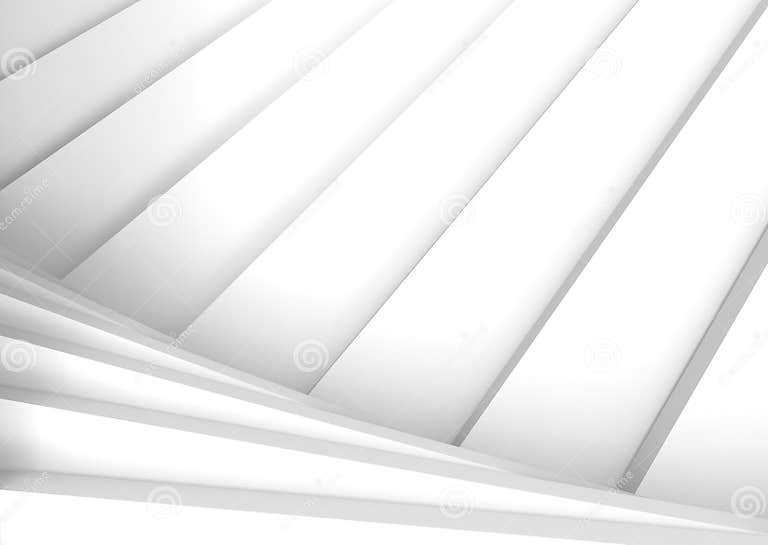 3d Rendering. Abstract White Modern Panel Wall Background Stock ...