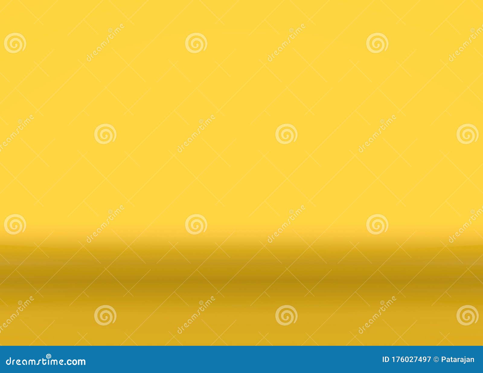 3d Rendering. Abstract Yellow Curve Corner Scene Background Stock ...