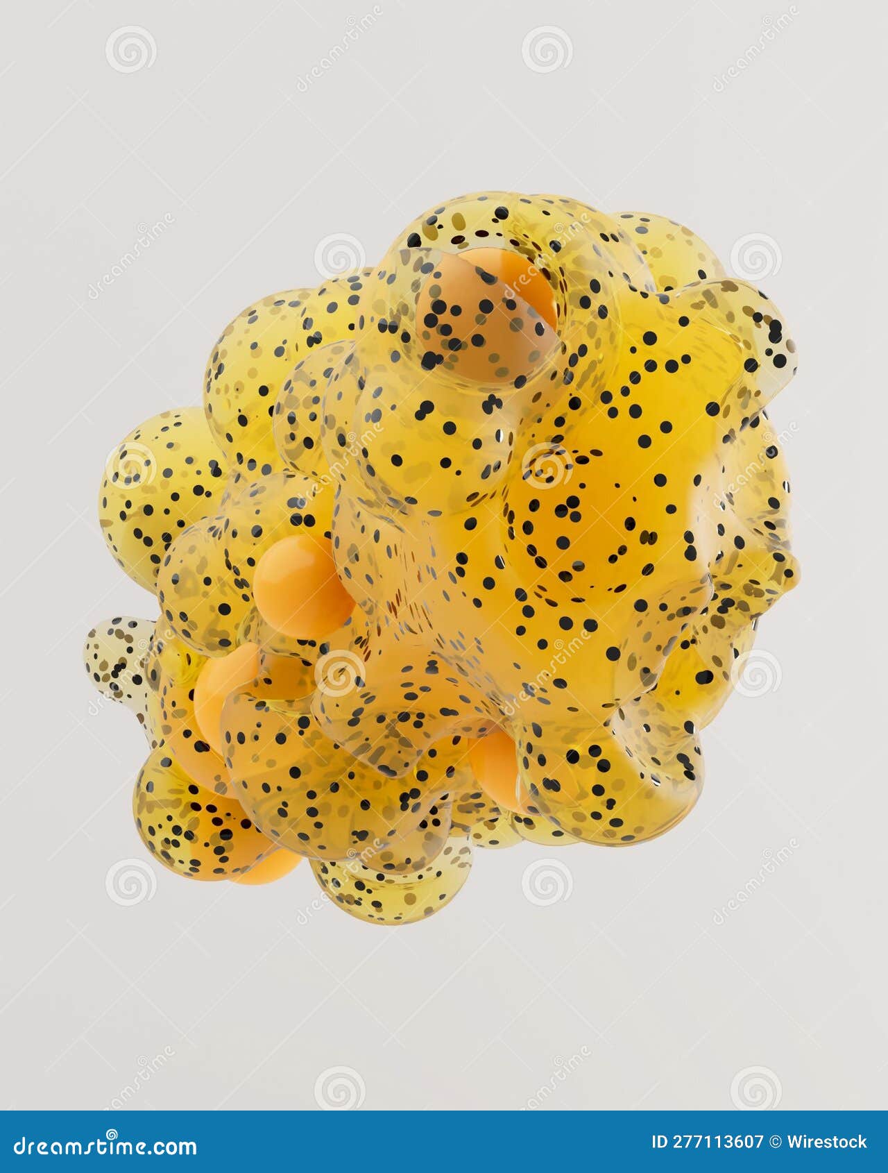 Yellow Jelly Bear On A White Isolated Background. Gummy Healthy Sweets ...