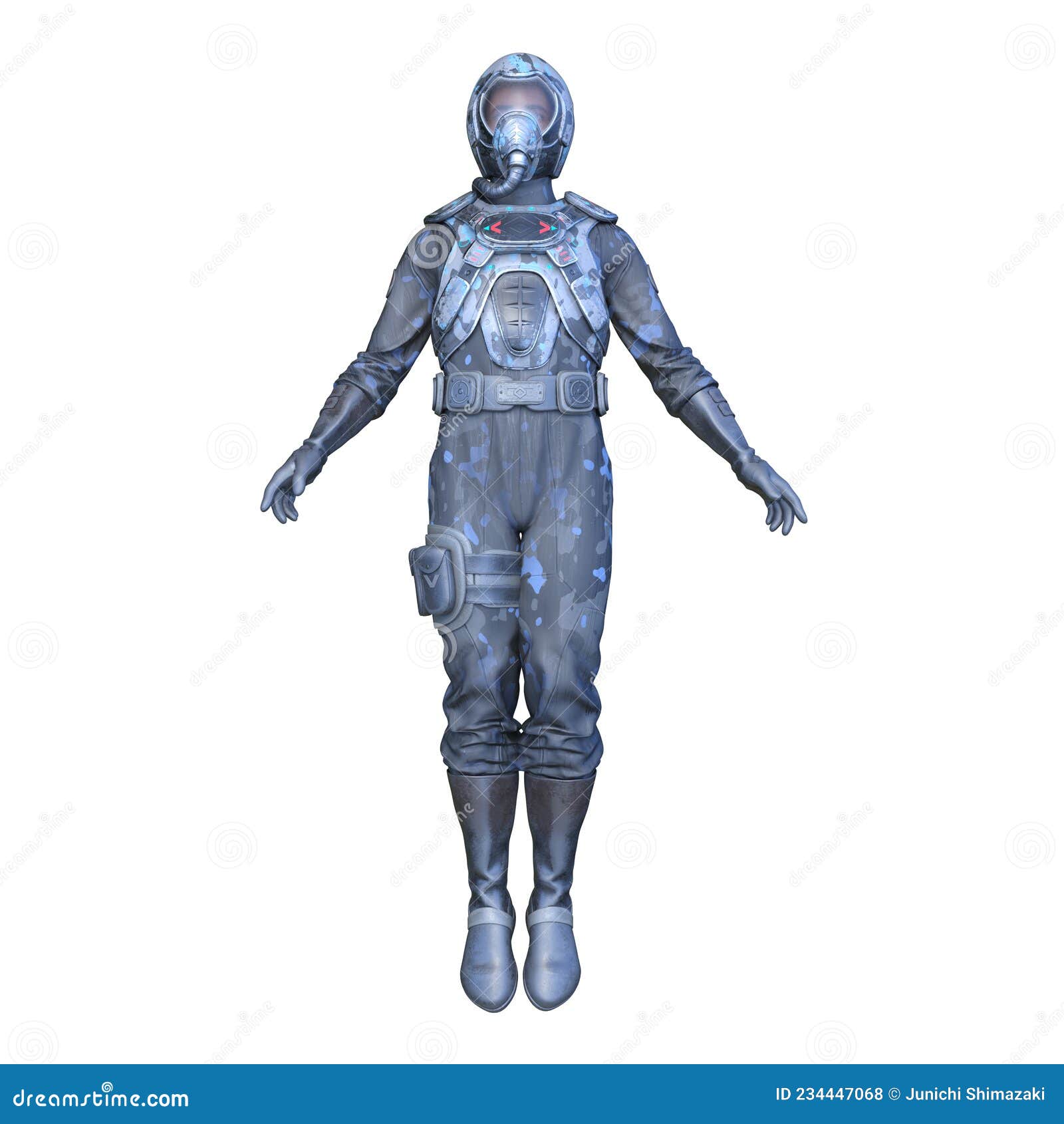 3D Rendering of an Air Force Man Stock Illustration - Illustration of ...