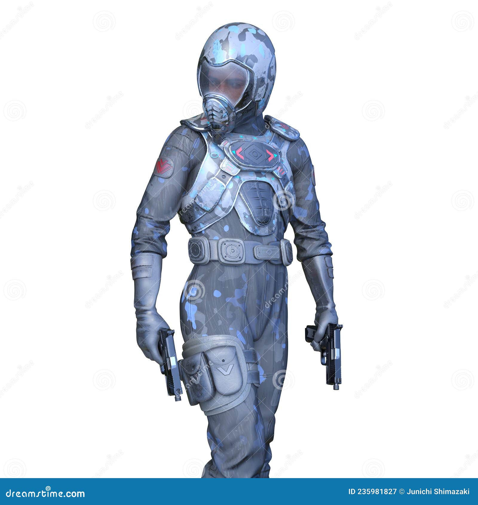 3D Rendering of an Air Force Man Stock Illustration - Illustration of ...