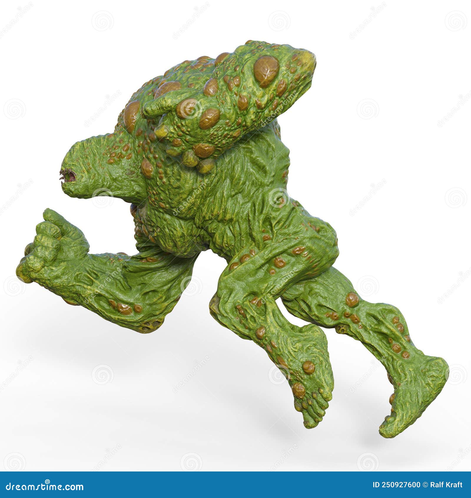 3d-illustration of an Isolated Fantasy Alien Creature Stock ...