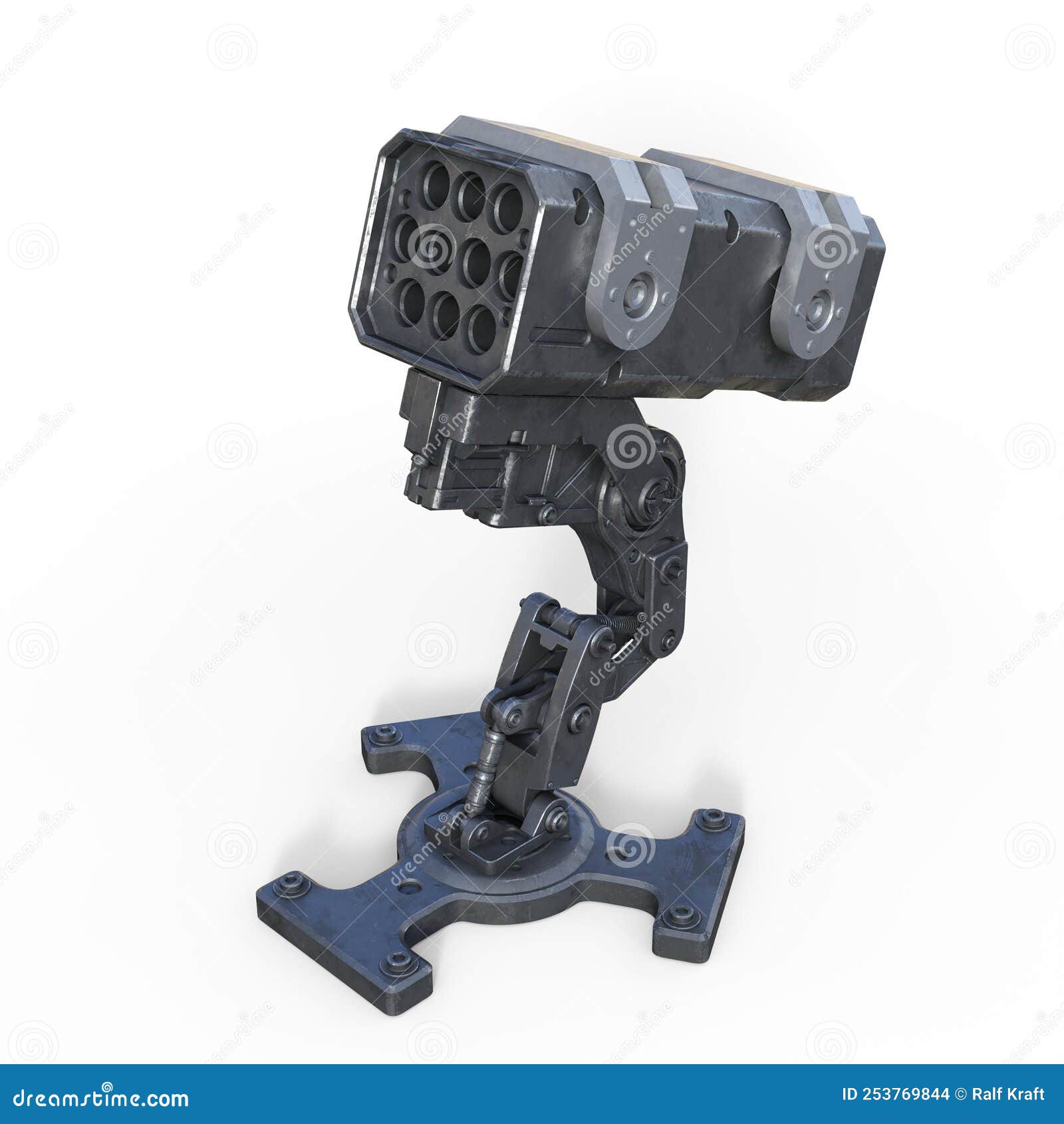 3D-illustration of an Alien Science Fiction Starship Weapon Stock ...