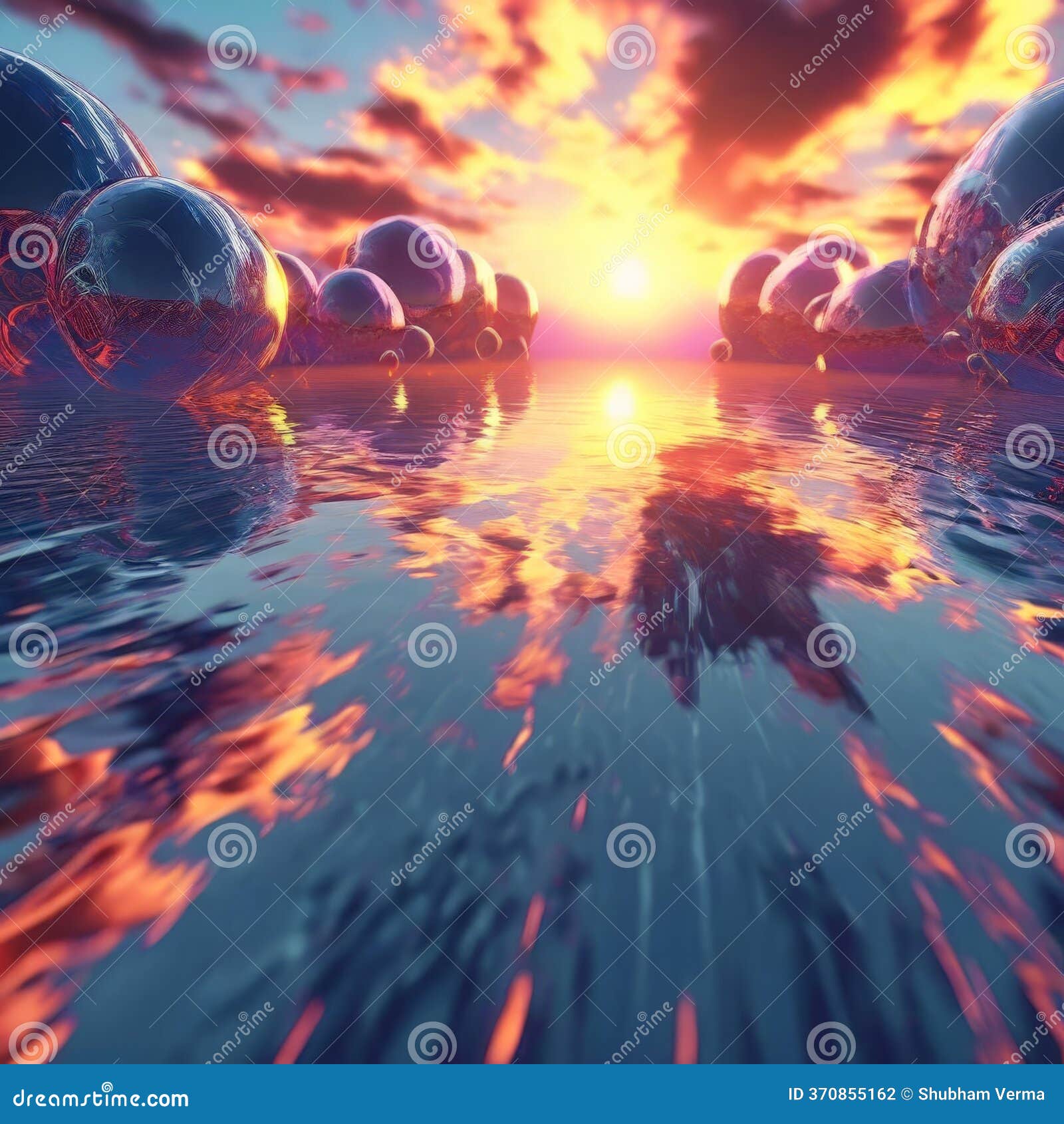 3D Rendering Of An Alien Temple, Cavern, Spaceship Interior, Or ...