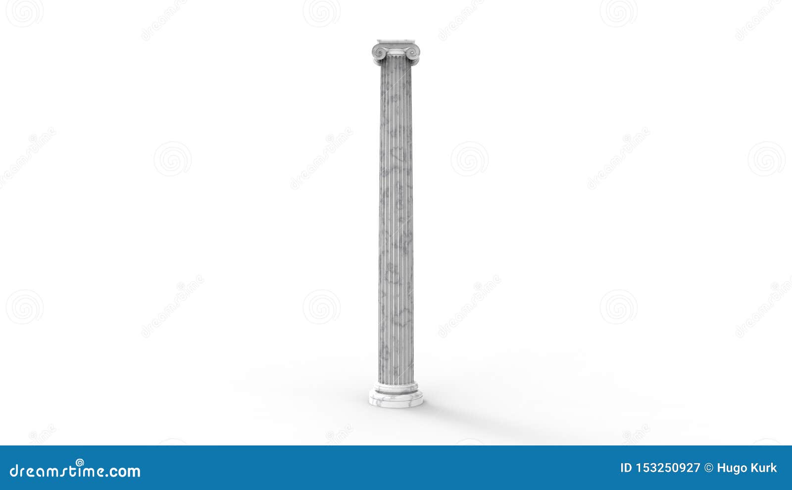 3d Rendering Of An Anchient Greek Temple Isolated In White Studio ...