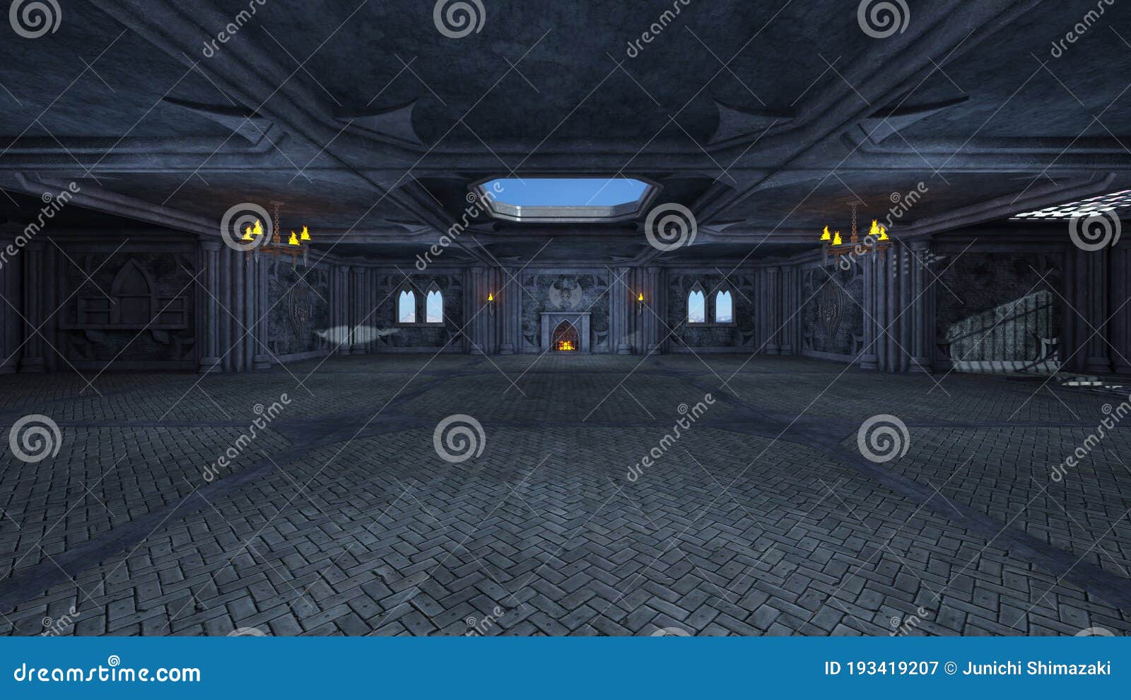3D Rendering of Ancient Ruins Stock Illustration - Illustration of ...