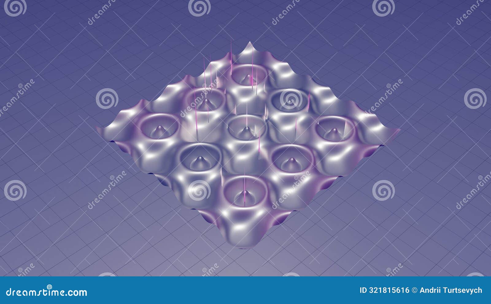 3d Rendering Of Anomaly Detection Using Autoencoder Highlighting Spikes