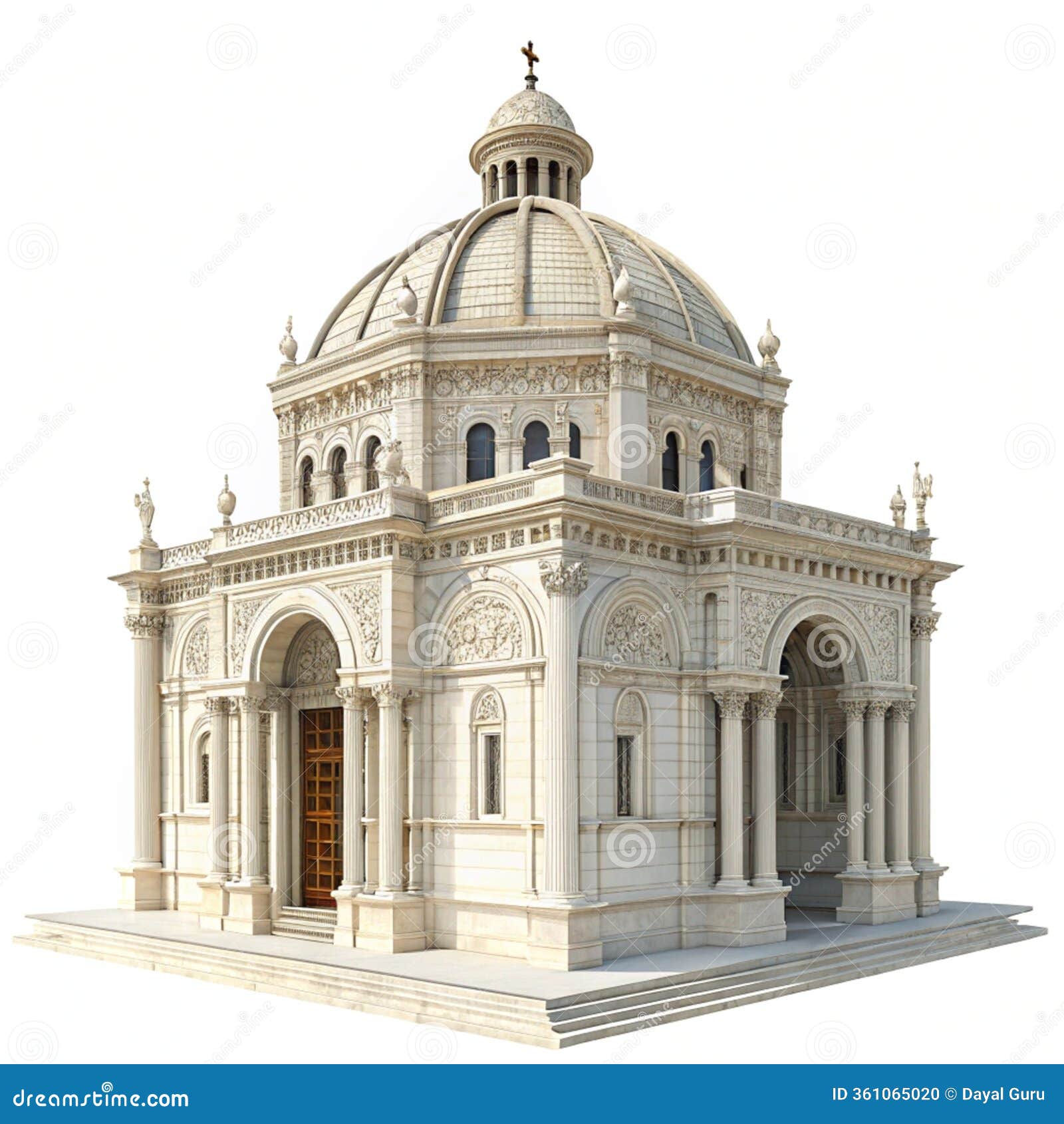 3D Rendering Architecture Design Of An Abstract Room With White ...