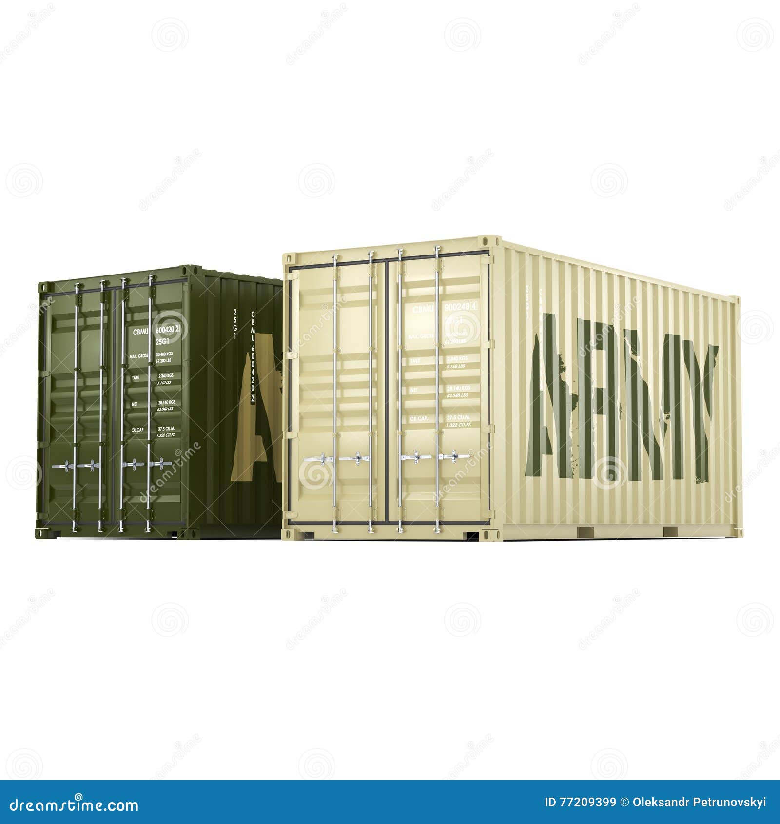 3D Rendering Army Containers Stock Illustration - Illustration of ... 3D Rendering Army Containers Stock Illustration - Illustration of ...