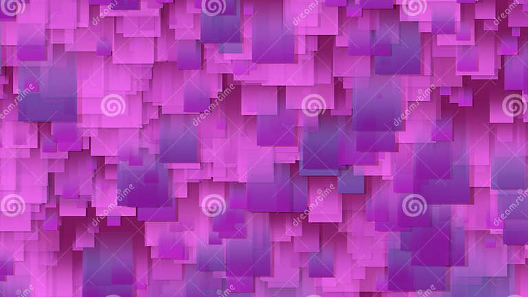 3D Rendering of an Array of Square Stickers. Stickers of Different ...