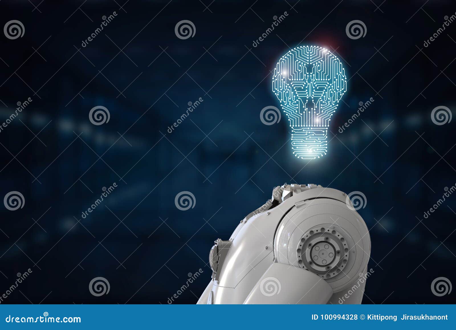 Artificial Intelligence Idea Stock Photo - Image of inspiration ...