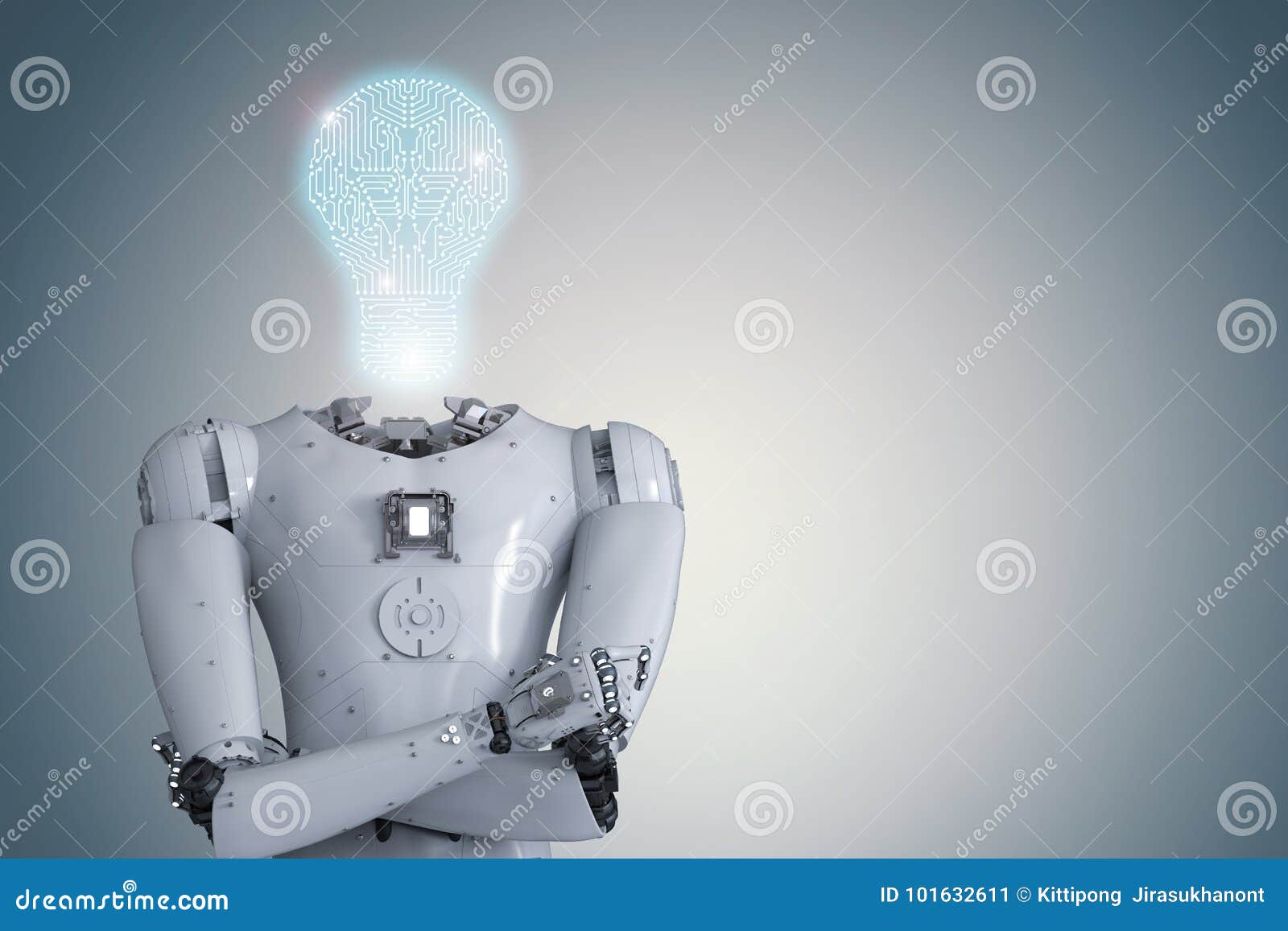 Artificial Intelligence Idea Stock Illustration - Illustration of ...